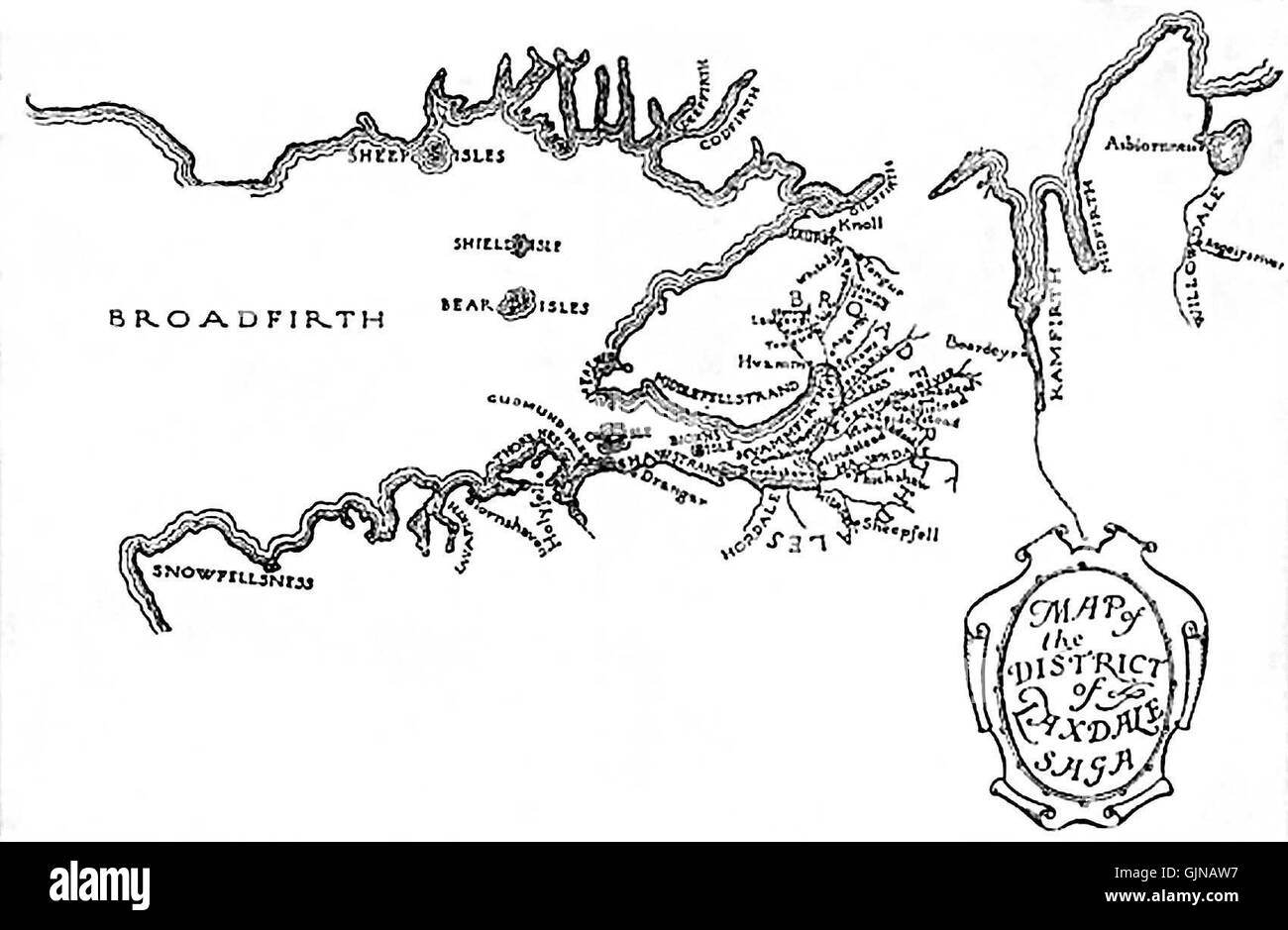 Map Of Saga High Resolution Stock Photography and Images - Alamy