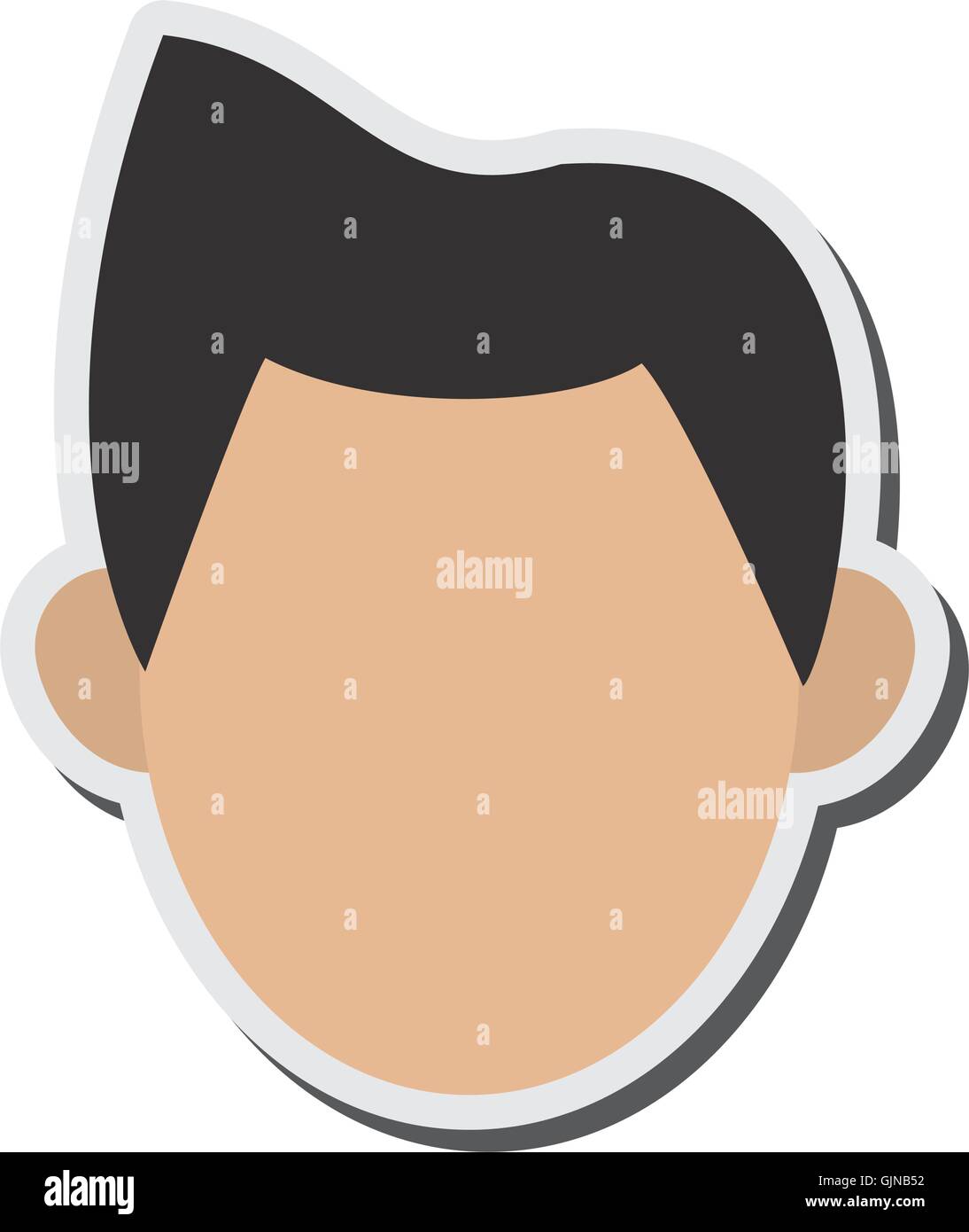 Men no model Stock Vector Images - Alamy