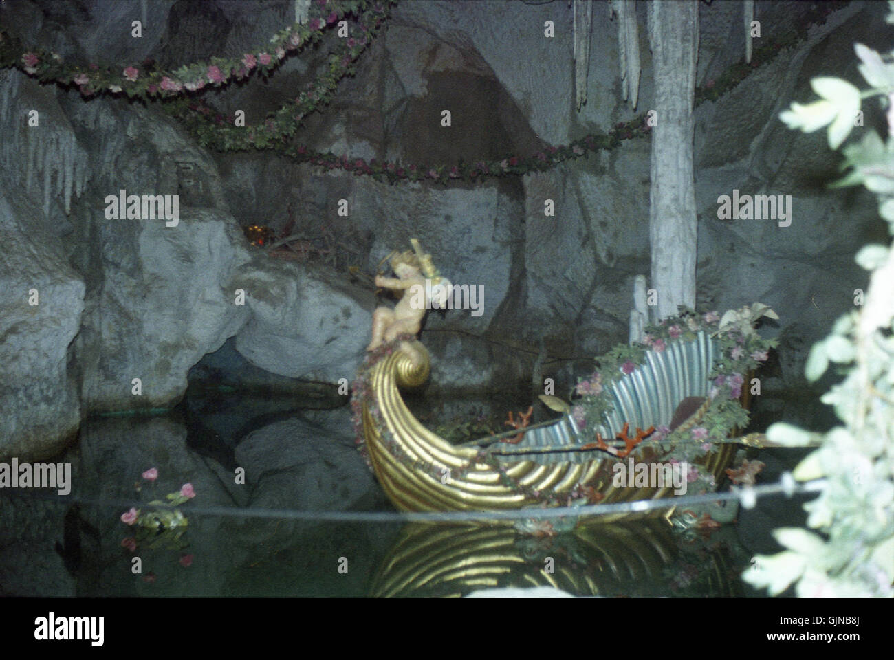 The 'Grotte mit Boot' is a cave with a boat located within the ...