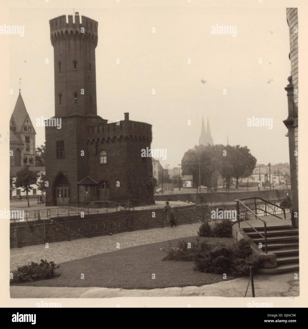 This photograph of the Malakoff Tower, taken between 1930 and 1950 ...