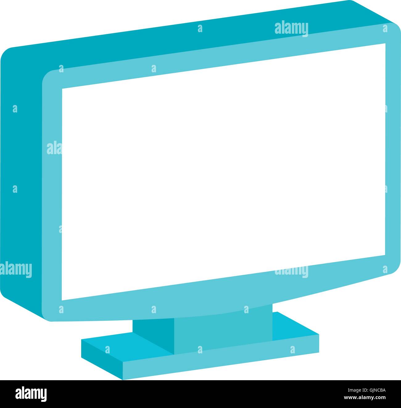 monitor computer desktop icon Stock Vector Image & Art - Alamy
