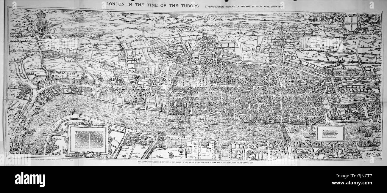 1500s map of london hi-res stock photography and images - Alamy