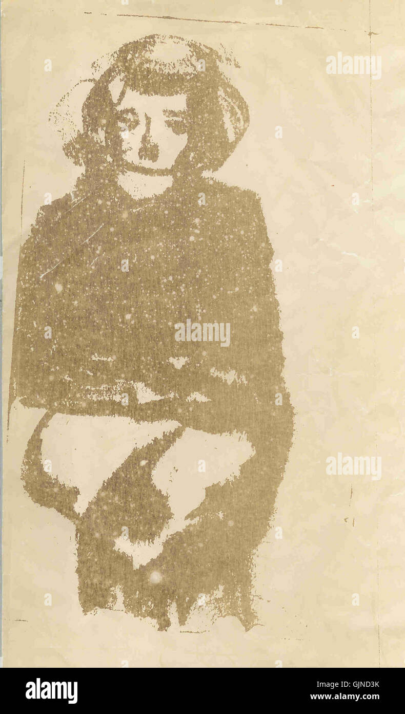 A self-portrait of Mary Burt, an artist known for her contributions to ...