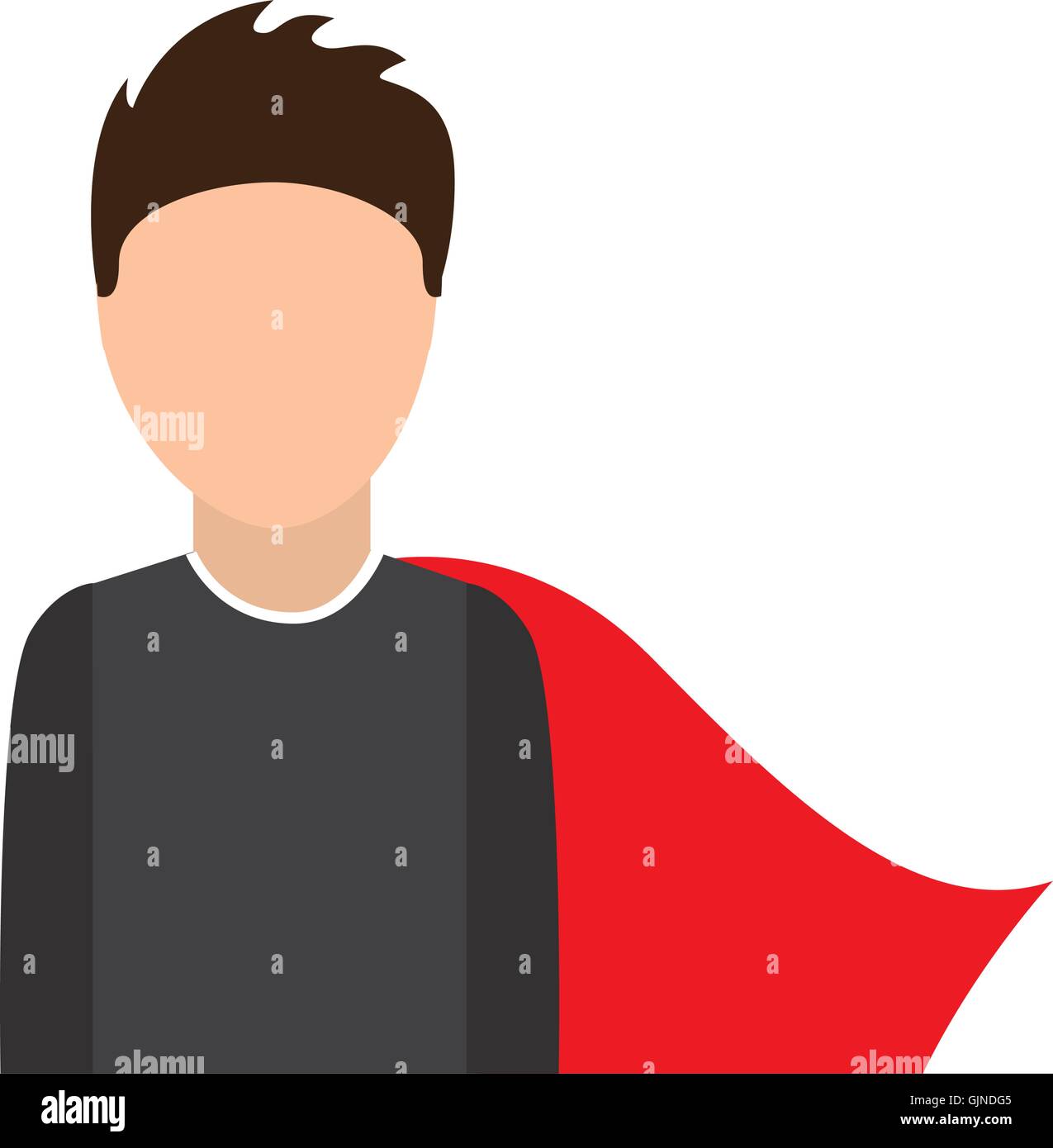 hero character comic isolated icon Stock Vector Image & Art - Alamy