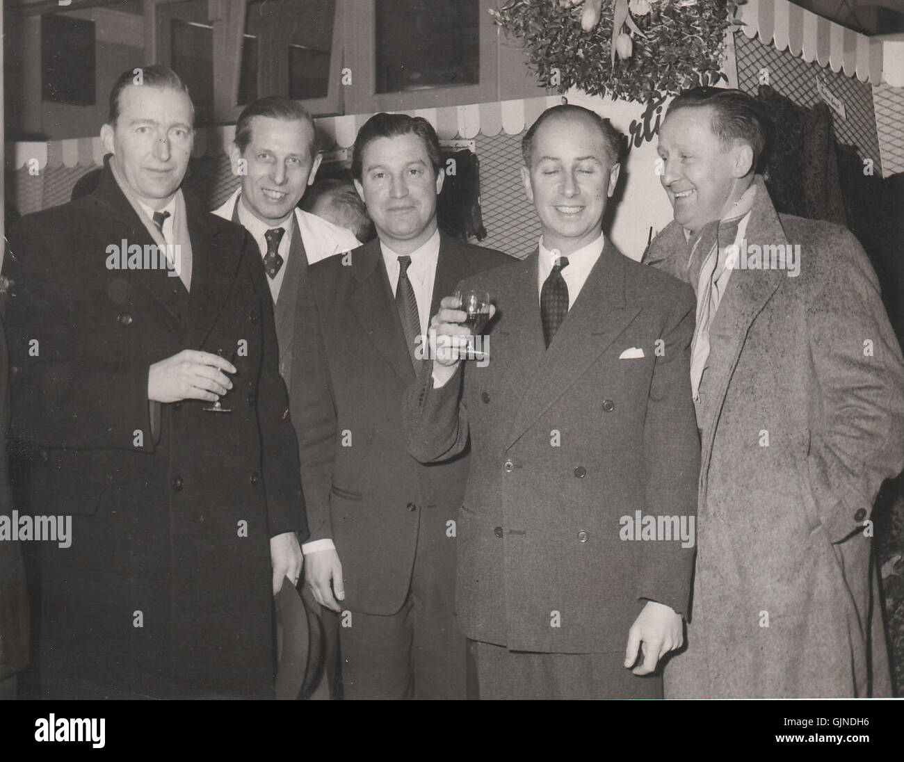 This photograph documents members of the fur branch, including Walter W ...