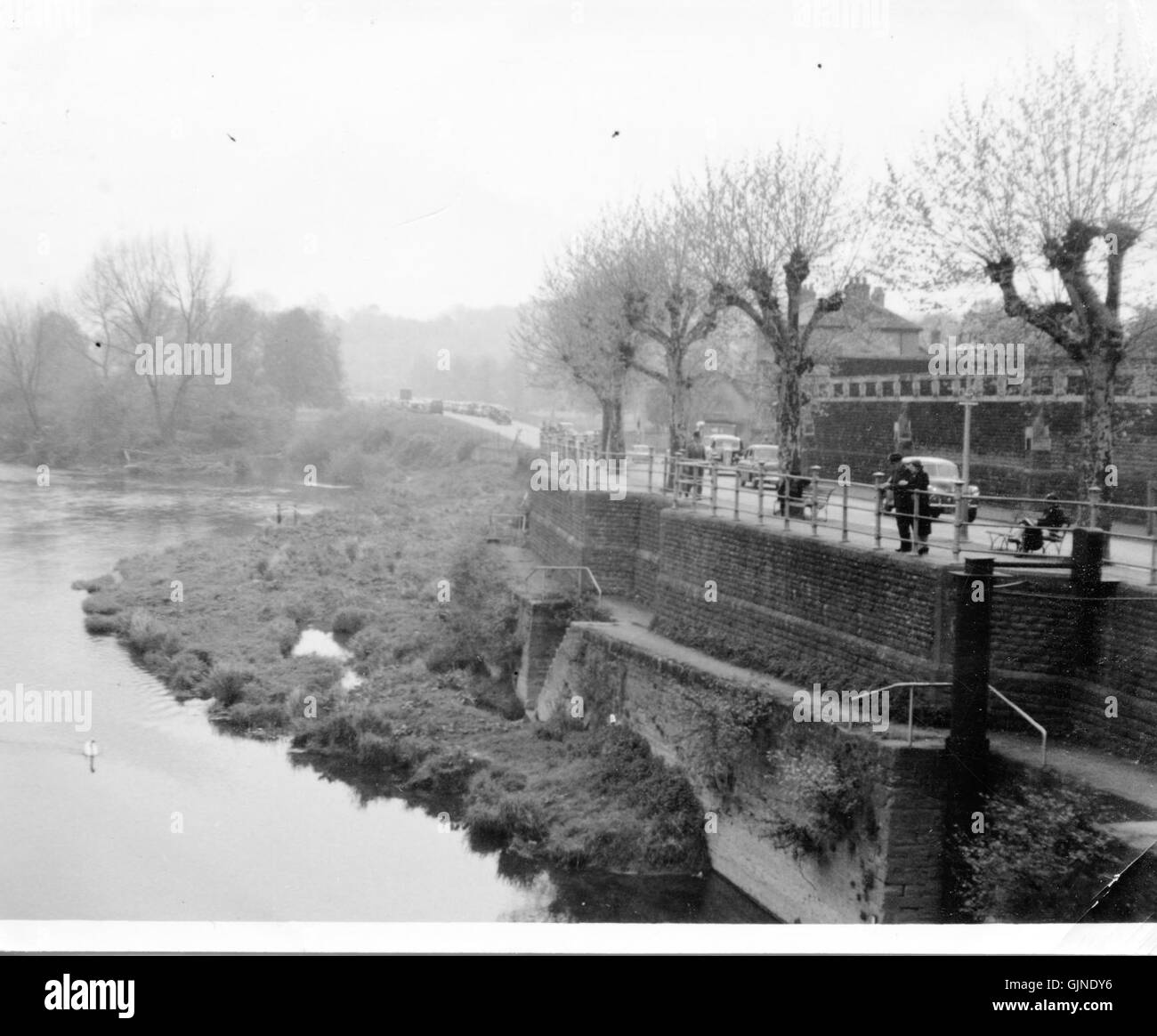 This photograph of Monmouth, taken in the 1940s, shows The Promenade ...