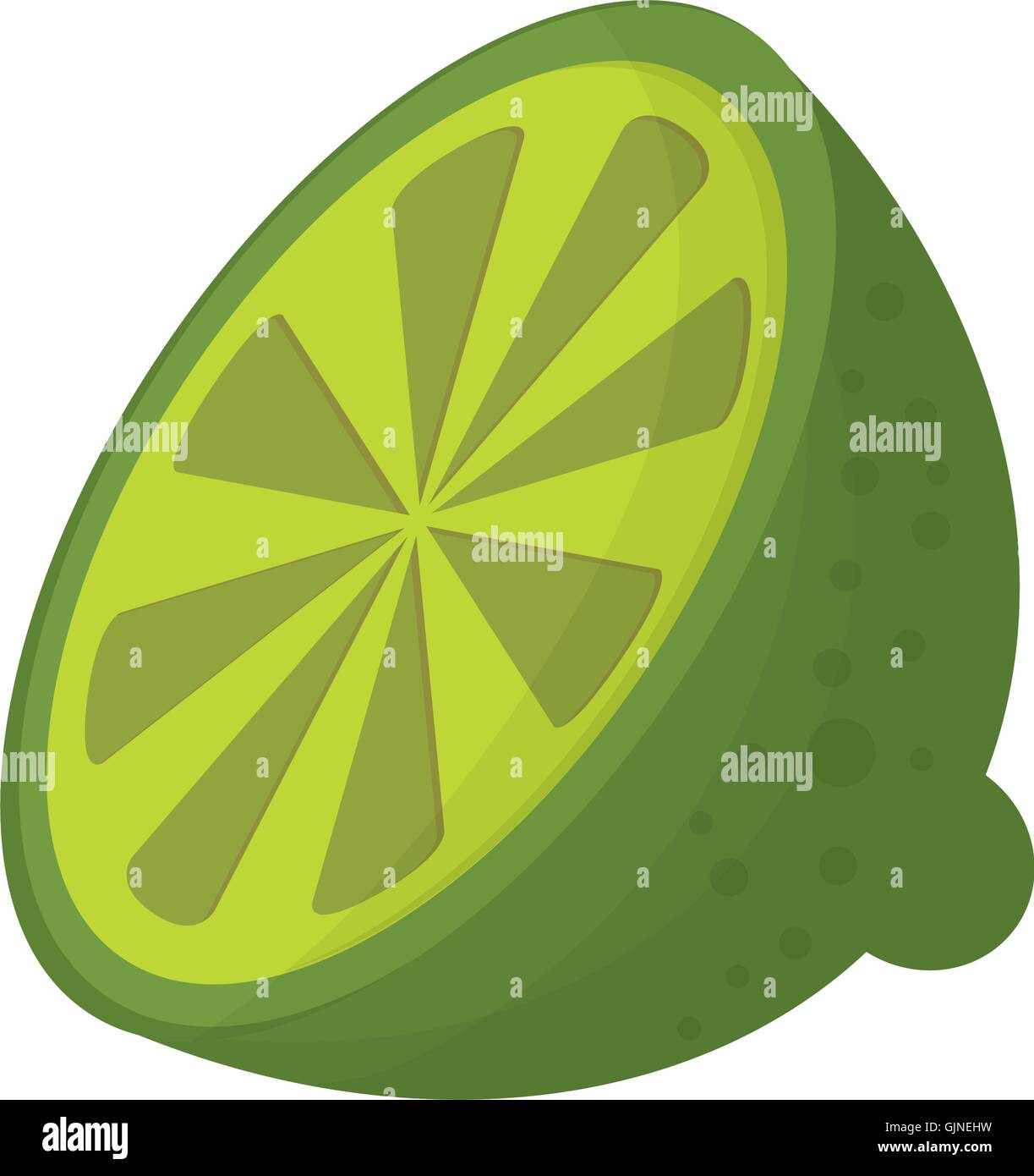 half lime icon Stock Vector Image & Art - Alamy