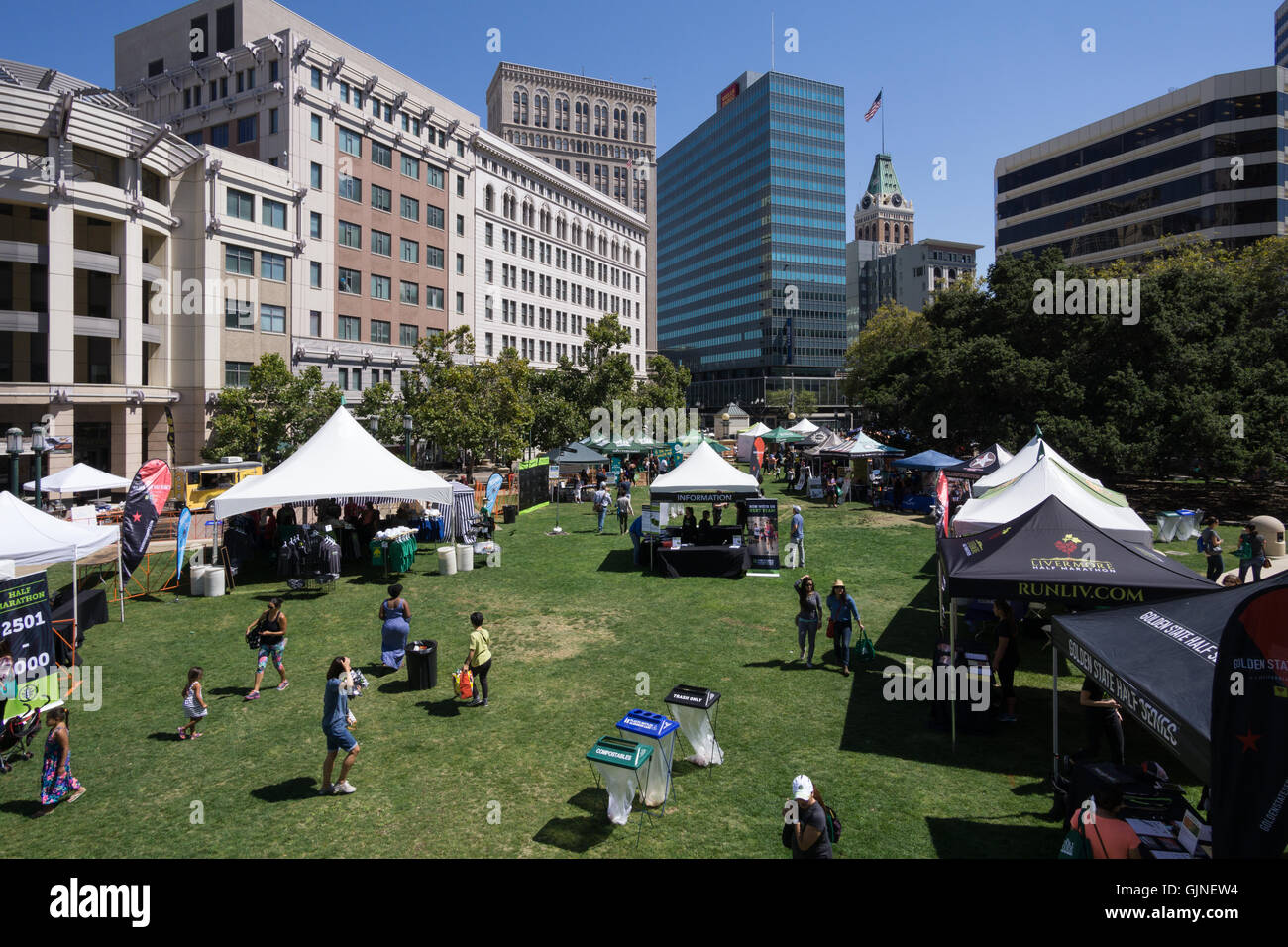 Downtown Oakland California Stock Photo - Alamy