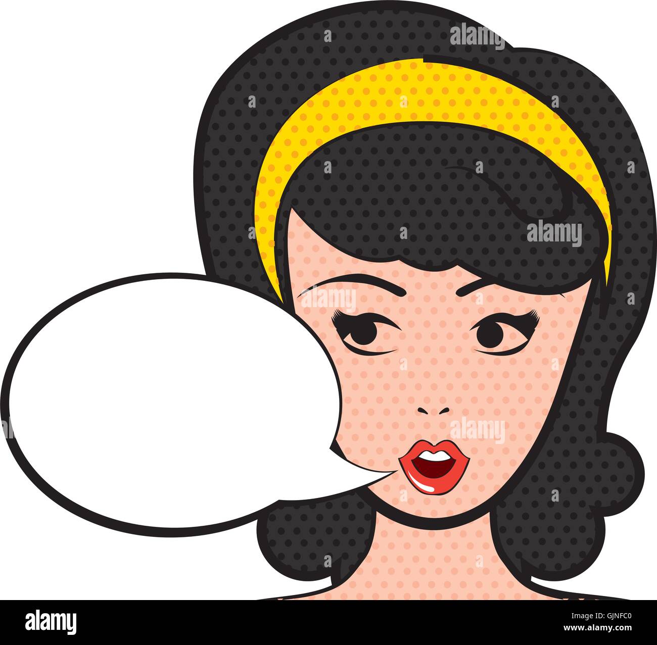 woman female comic pop art Stock Vector Image & Art - Alamy