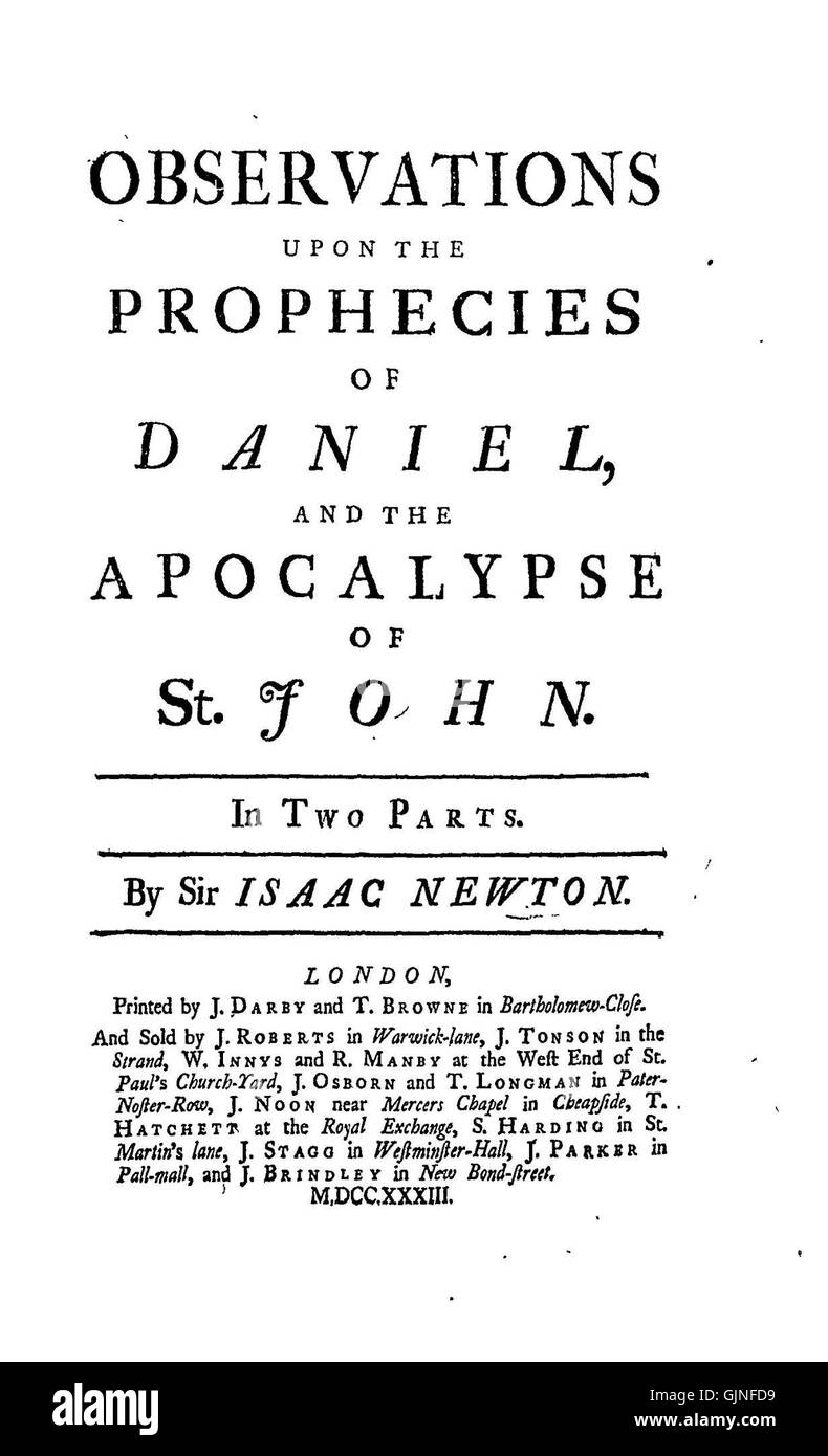 Prophecies of daniel hi-res stock photography and images - Alamy