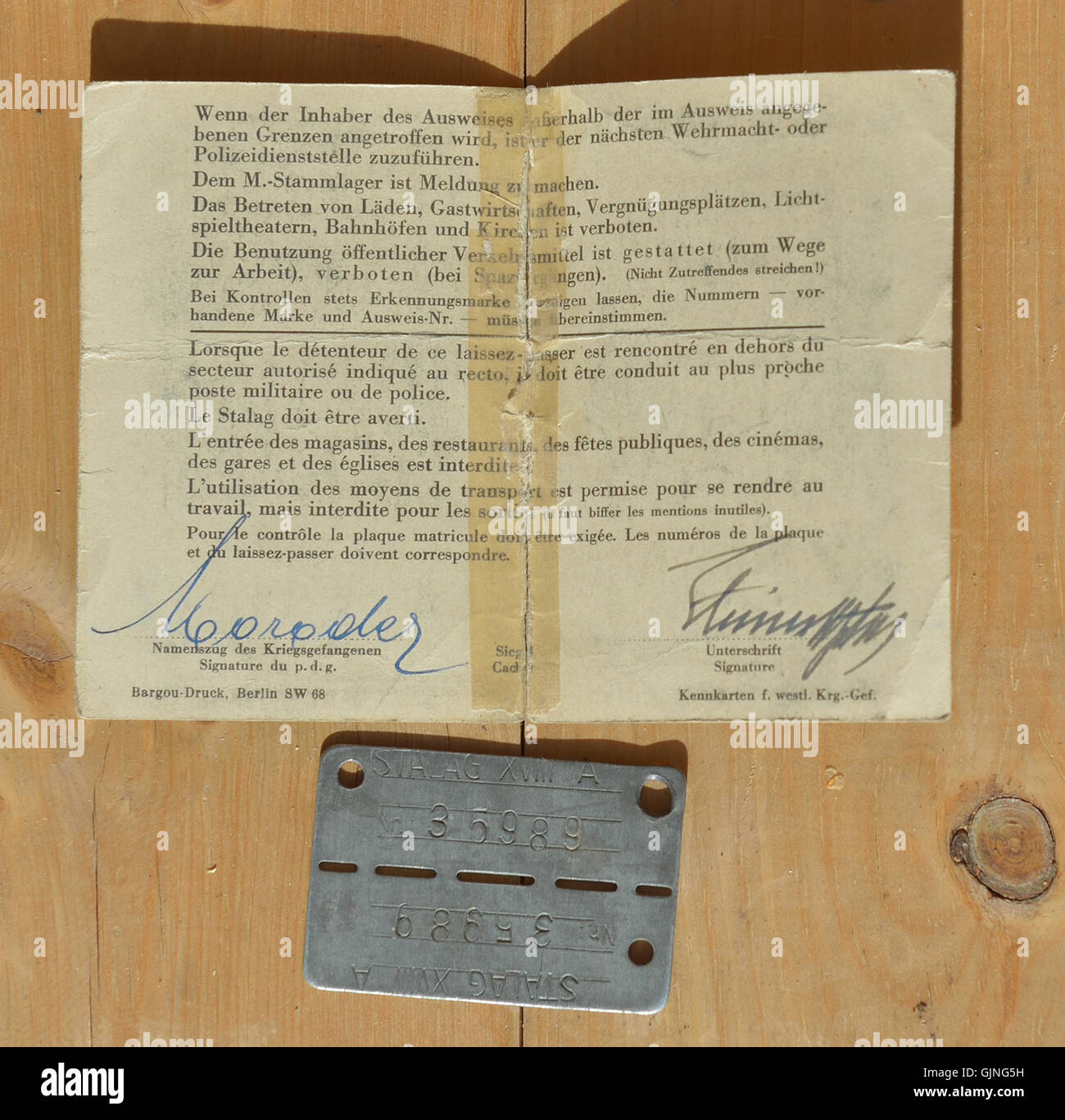 German pow hi-res stock photography and images - Alamy