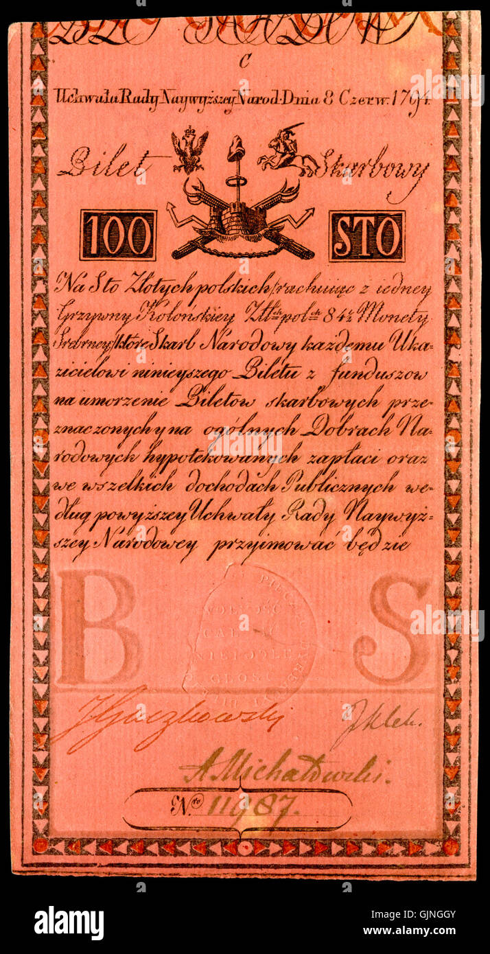 Bilet skarbowy hi-res stock photography and images - Alamy