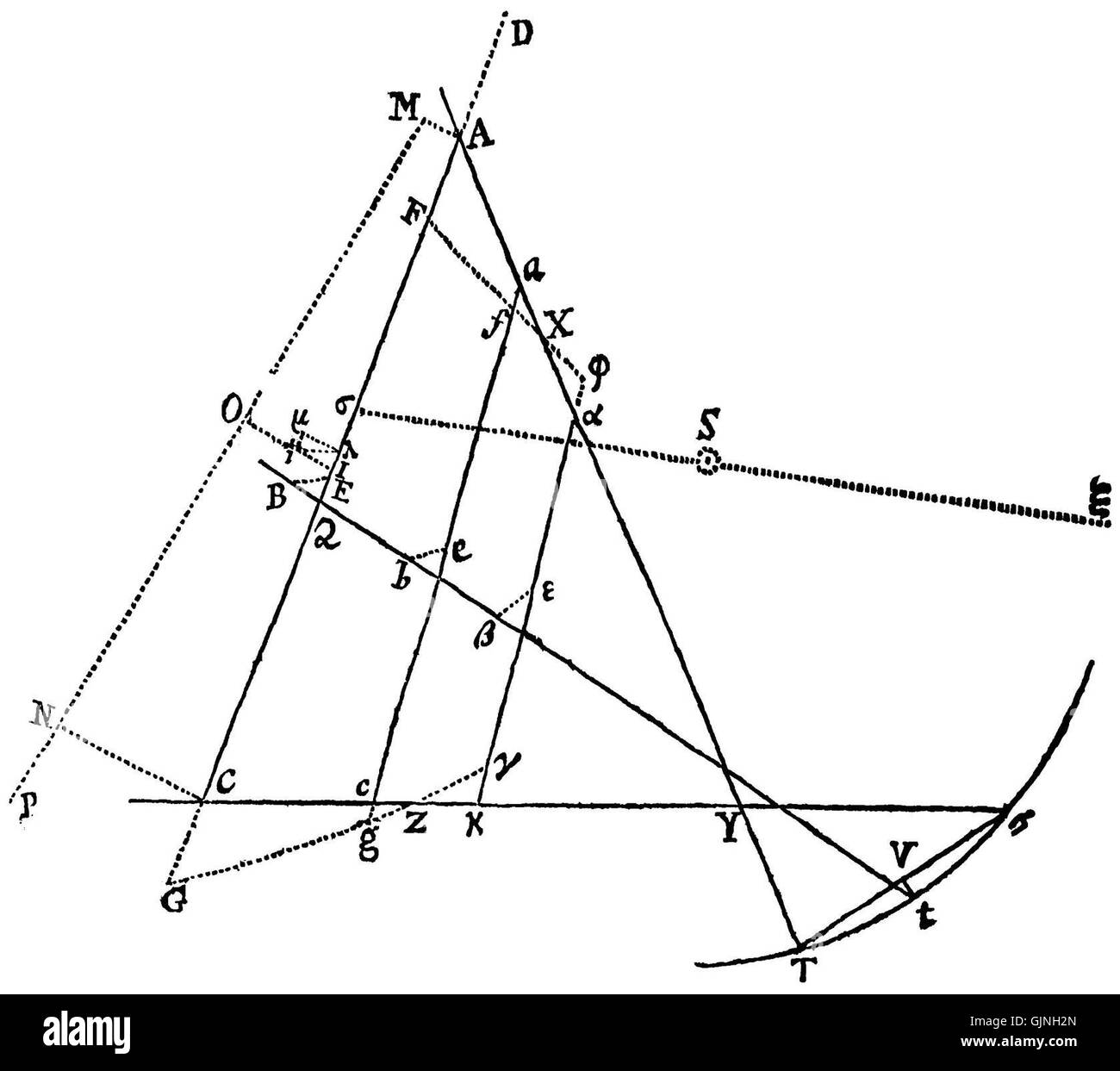 Newton’s principia mathematica Black and White Stock Photos & Images ...