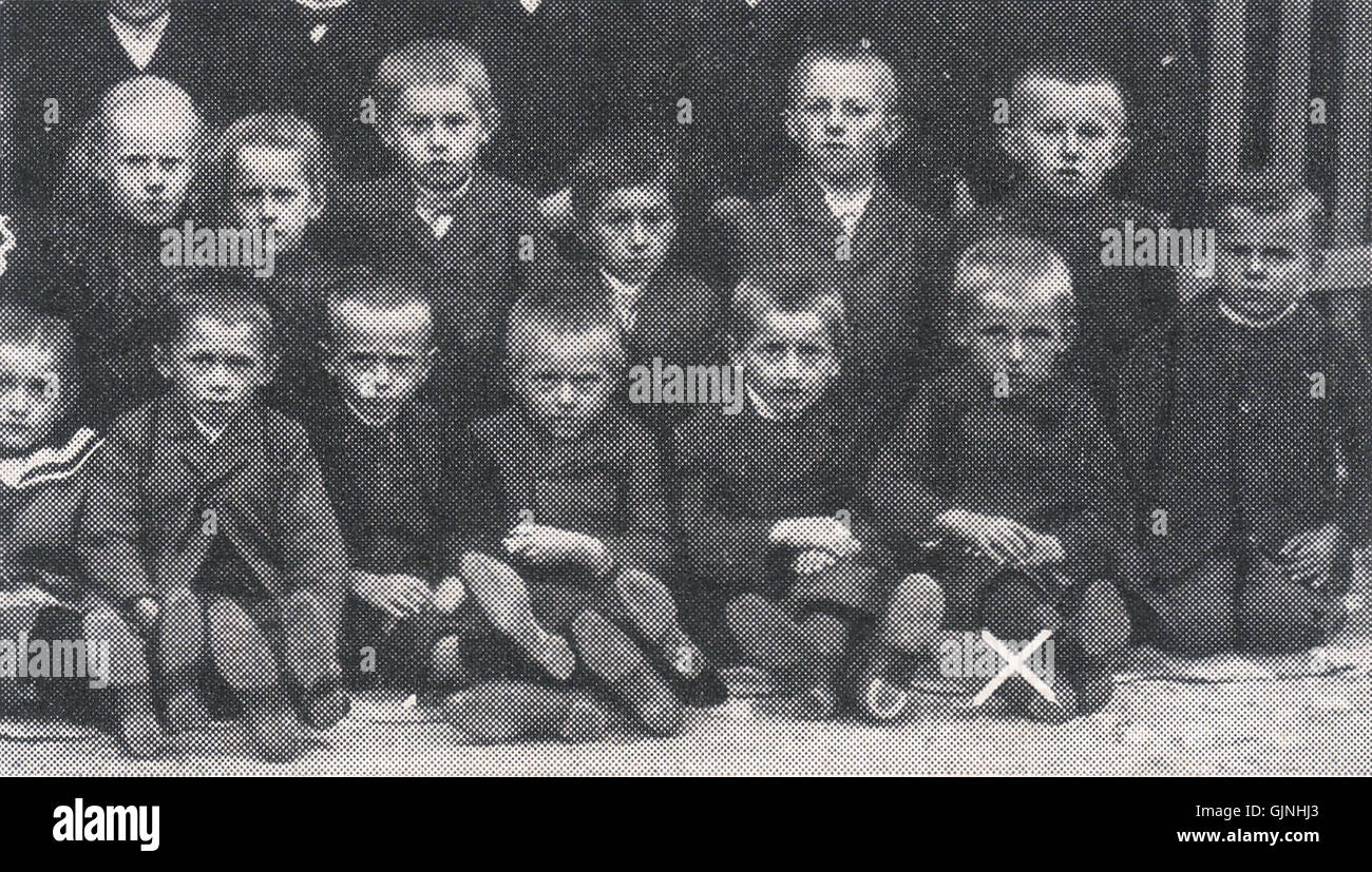 Photograph of Richard Franke, a student from the 1st grade (Schulklasse ...
