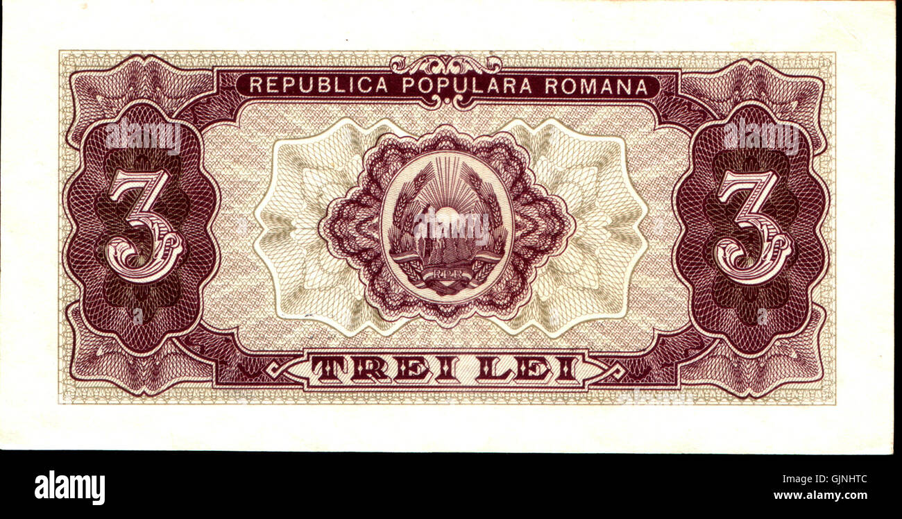 ROL 3 1952 reverse Stock Photo - Alamy