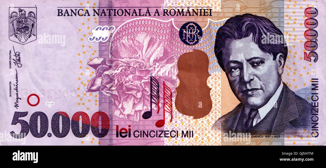 The 'ROL 50000 2000' is a coin or banknote with an obverse side ...