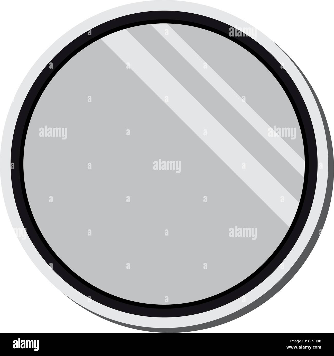 Light up makeup mirror Stock Vector Images - Alamy