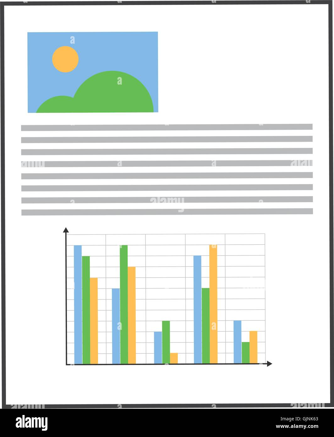 graph chart icon Stock Vector Image & Art - Alamy