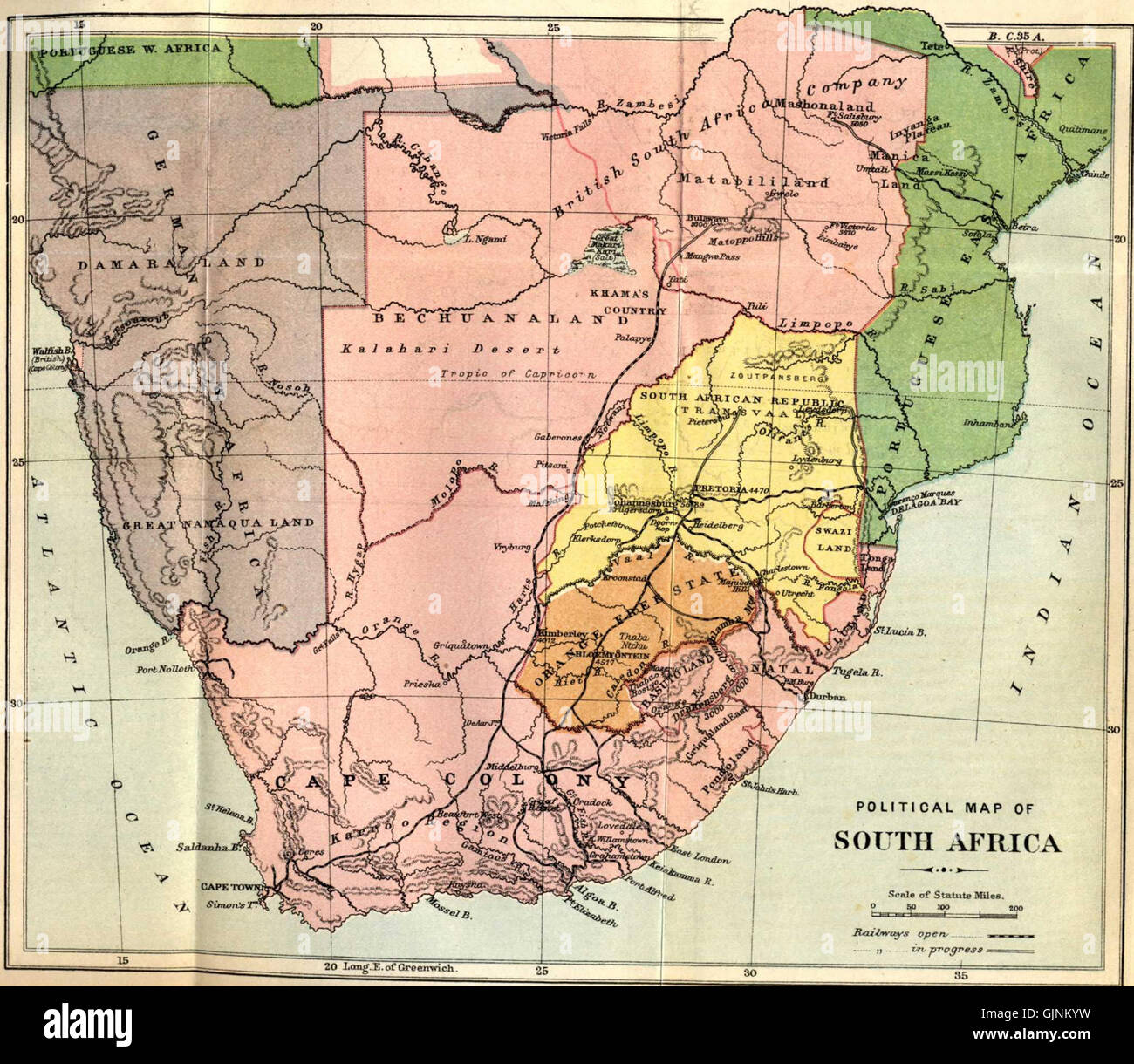A political overview of Southern Africa during the 1890s, examining key ...
