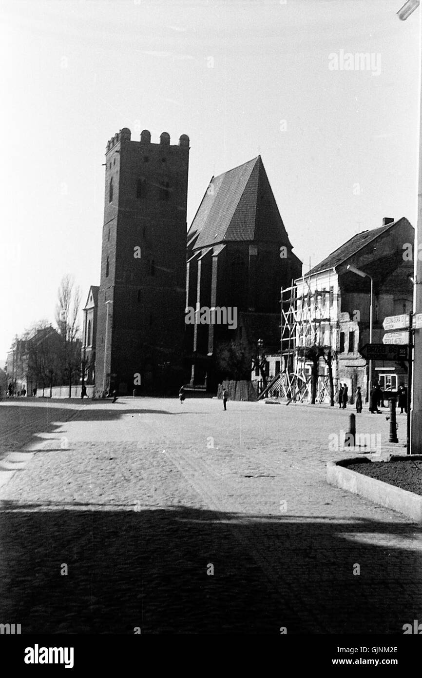 A photograph of Sroda Slaska, Poland, from 1959, showcasing the ...