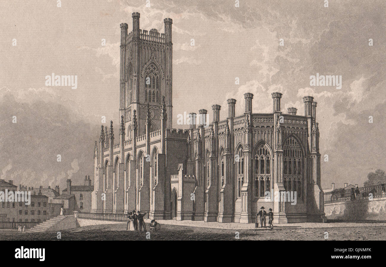 S.E. view of St. Luke's Church, Roscoe Street/Bold Place, Liverpool ...