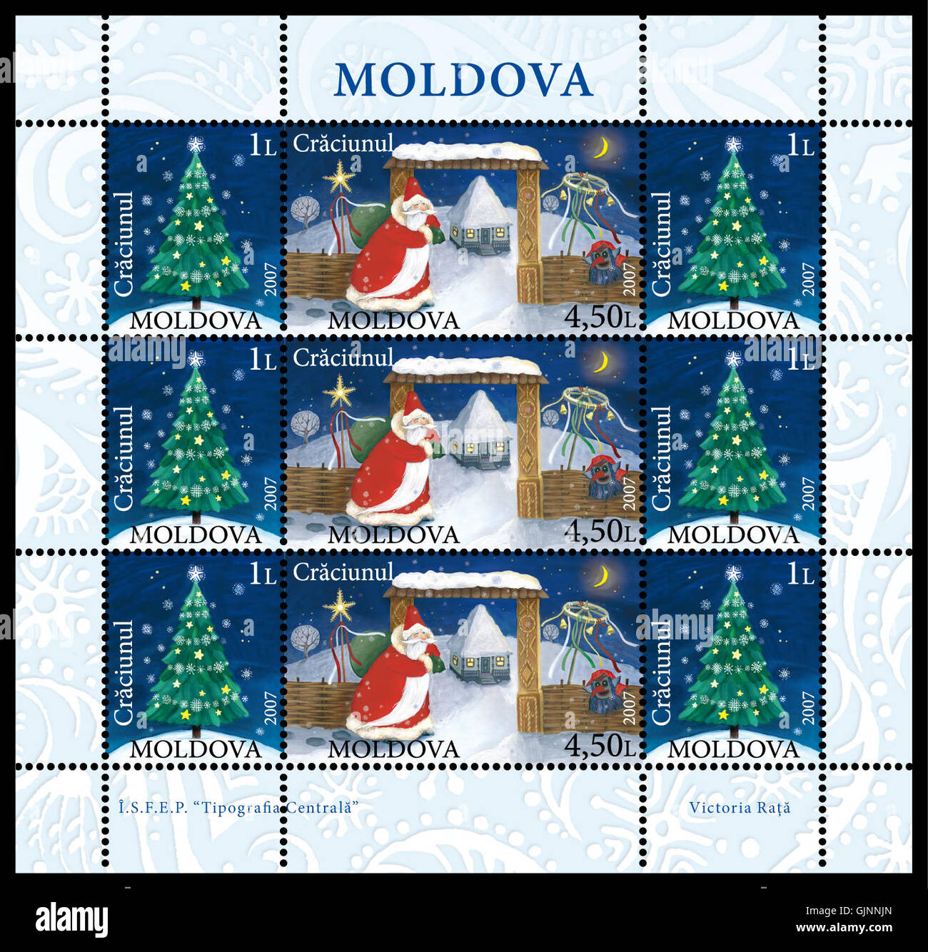 A 024 stamp from Moldova, featuring designs that reflect the country's ...