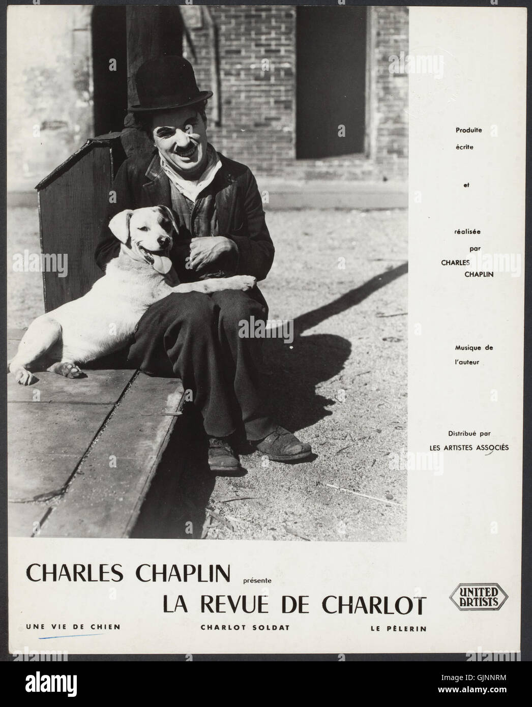 Charles Chaplin Dogs Life 1918 High Resolution Stock Photography and ...