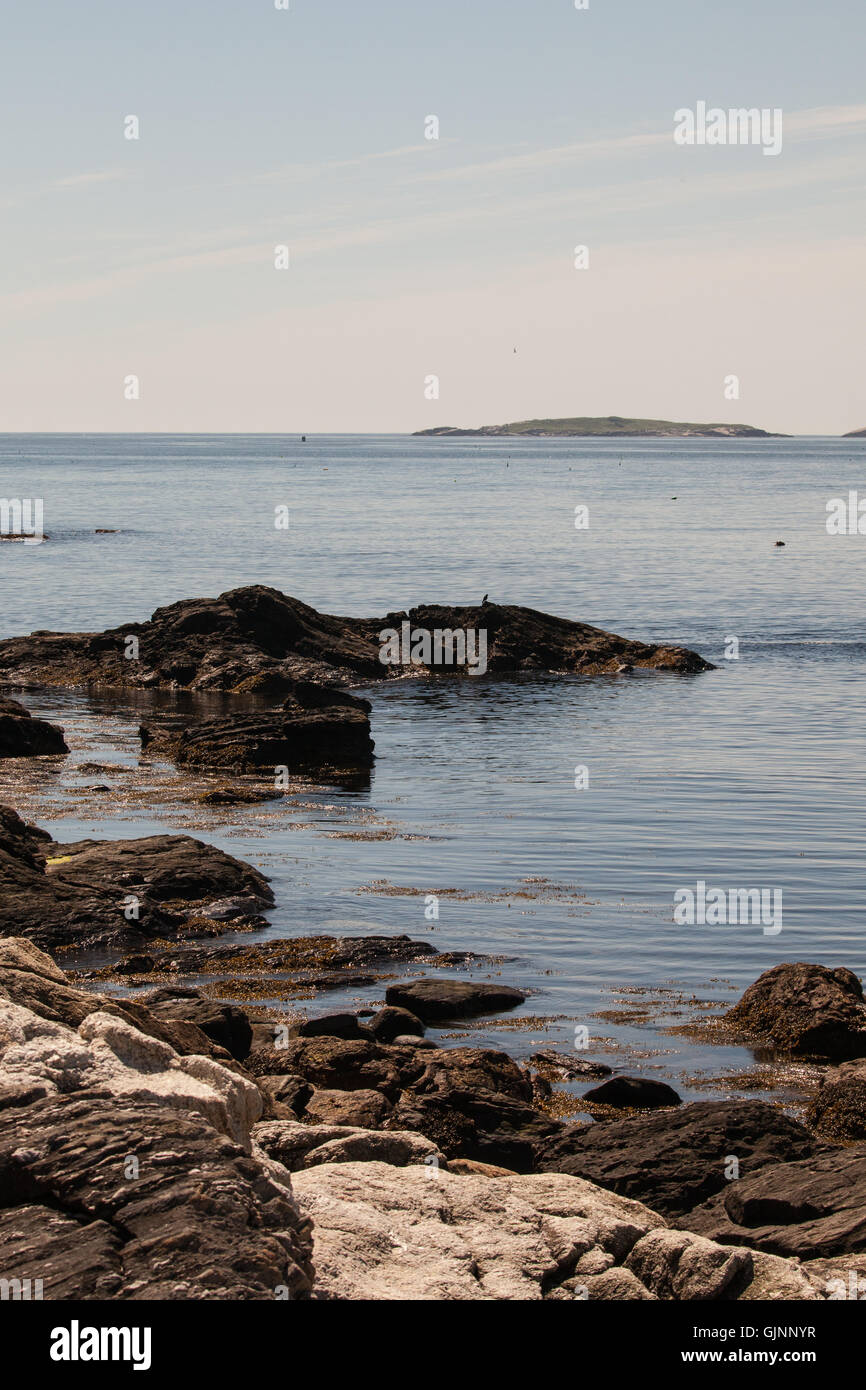 East Boothbay in Ocean Point, Maine Stock Photo - Alamy