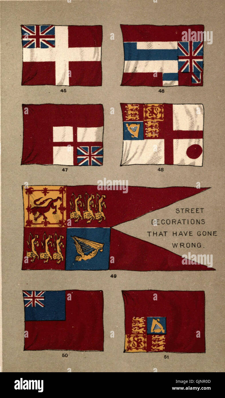 The Flags of the World Plate 6 Stock Photo - Alamy