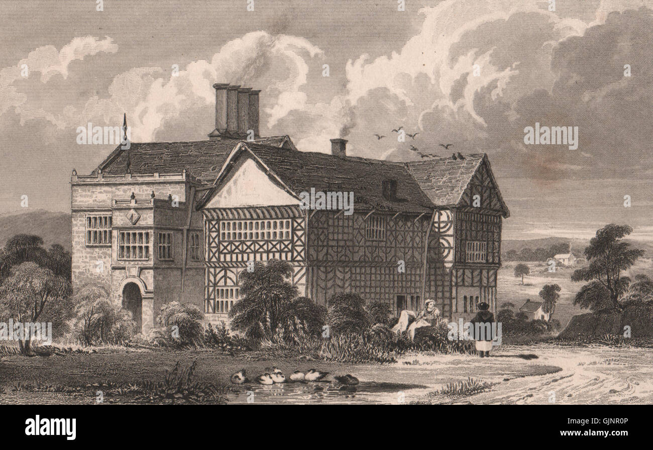 Hall i' th' Wood, Bolton. Samuel Crompton spinning mule. Manchester ...