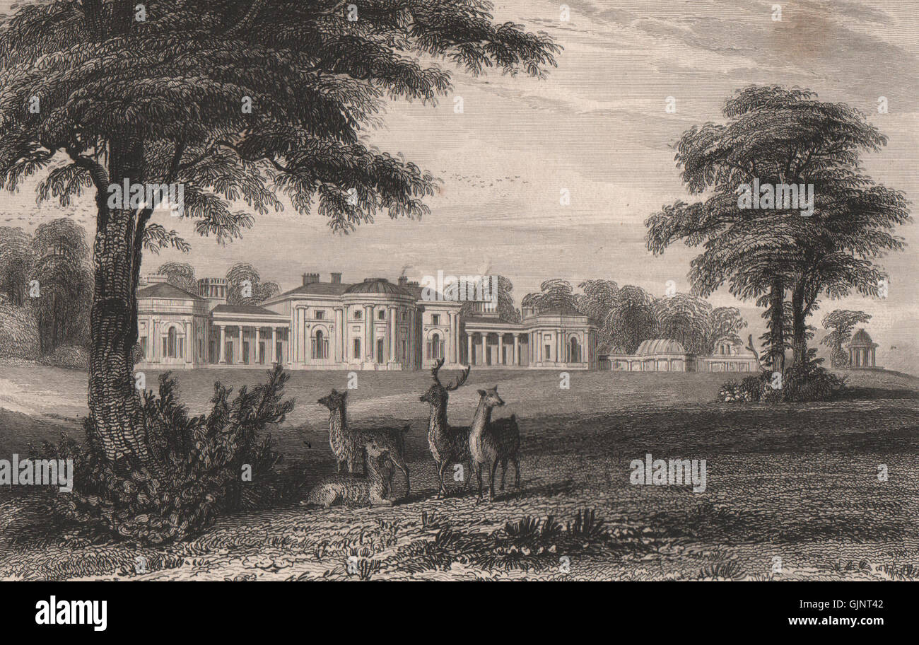 Heaton Hall, Heaton Park, Manchester. Lancashire. HARWOOD, antique ...