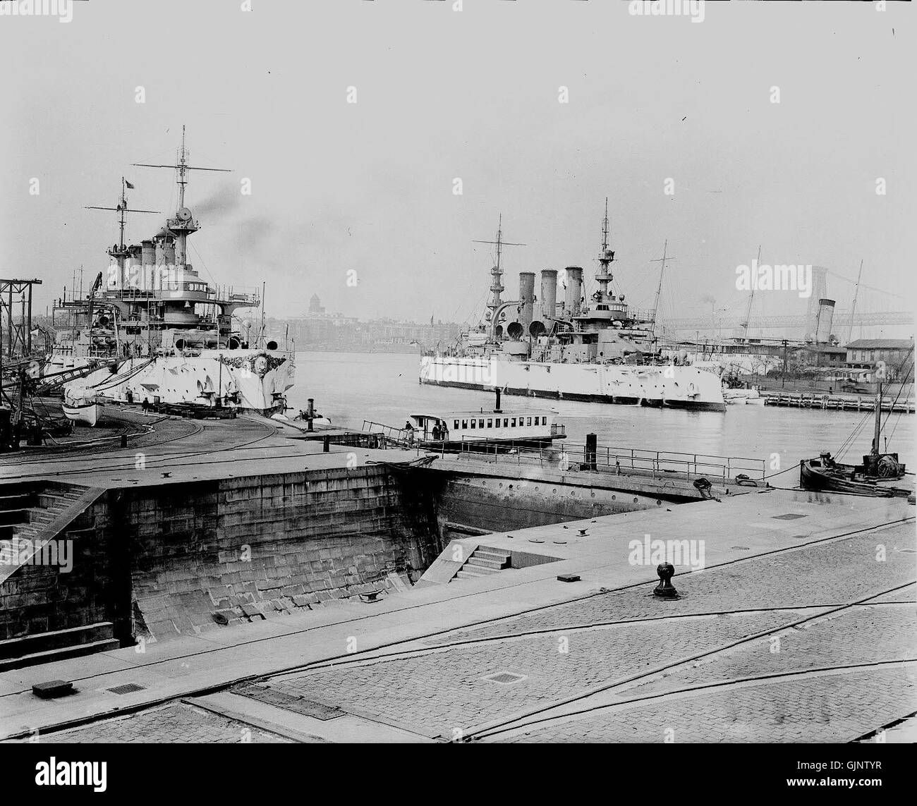 The USS Nebraska (BB-14), a battleship of the United States Navy, was ...