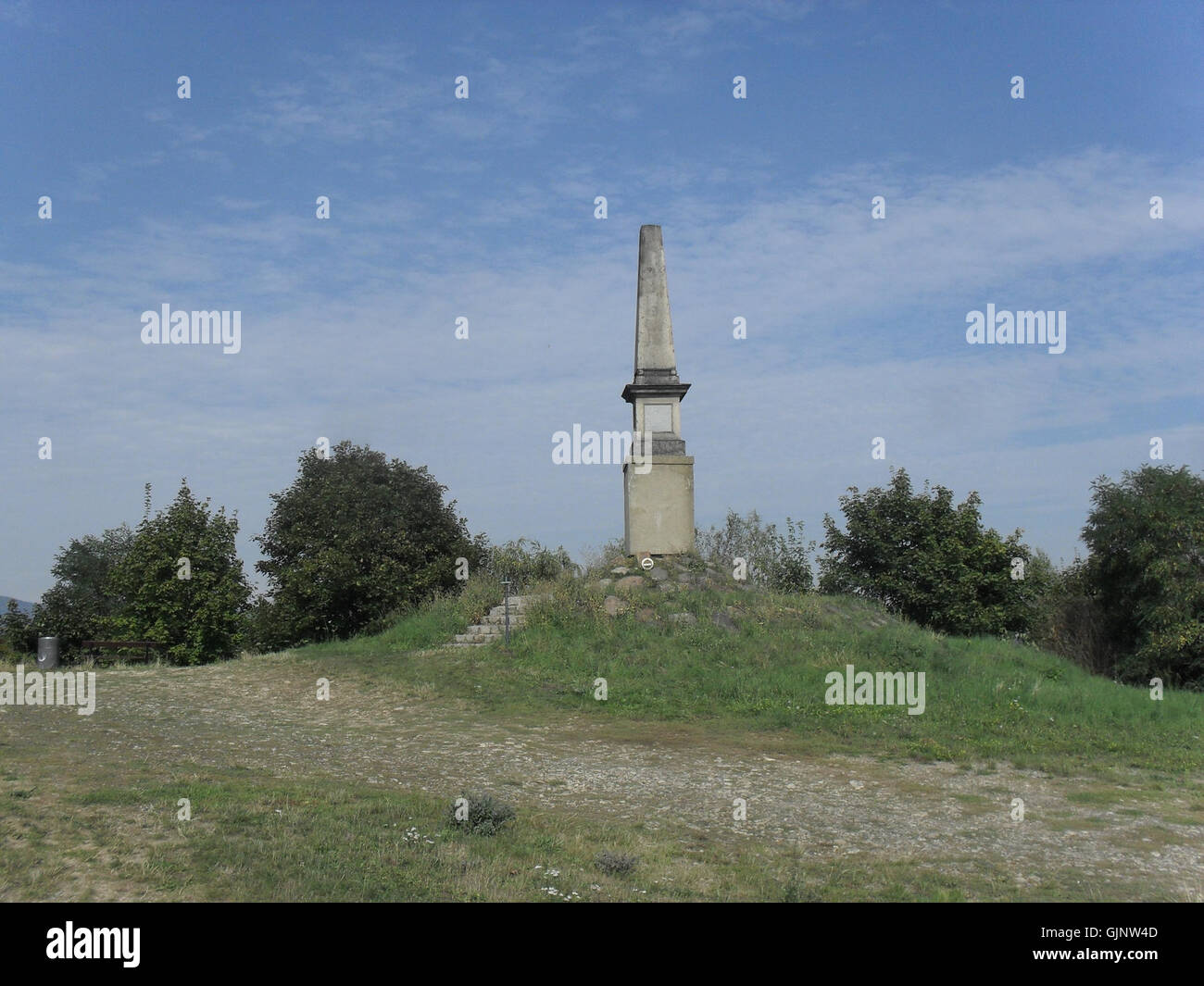 This image features the monument to the abolition of serfdom in Teplice ...