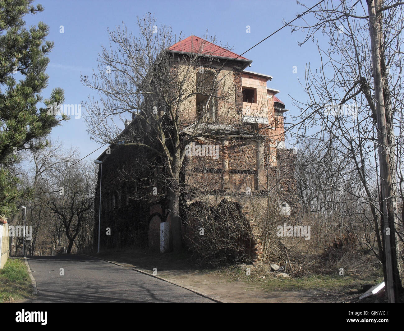 This photograph depicts a romantic restaurant in Teplice, Czech ...