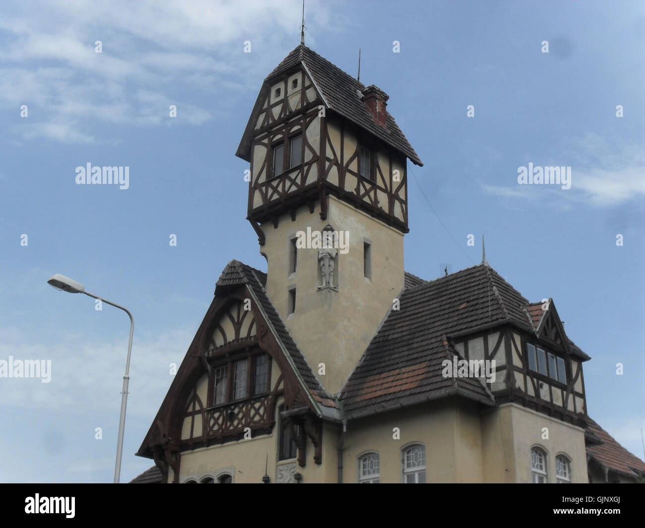 A photograph depicting the Vila area in Teplice, Czech Republic ...