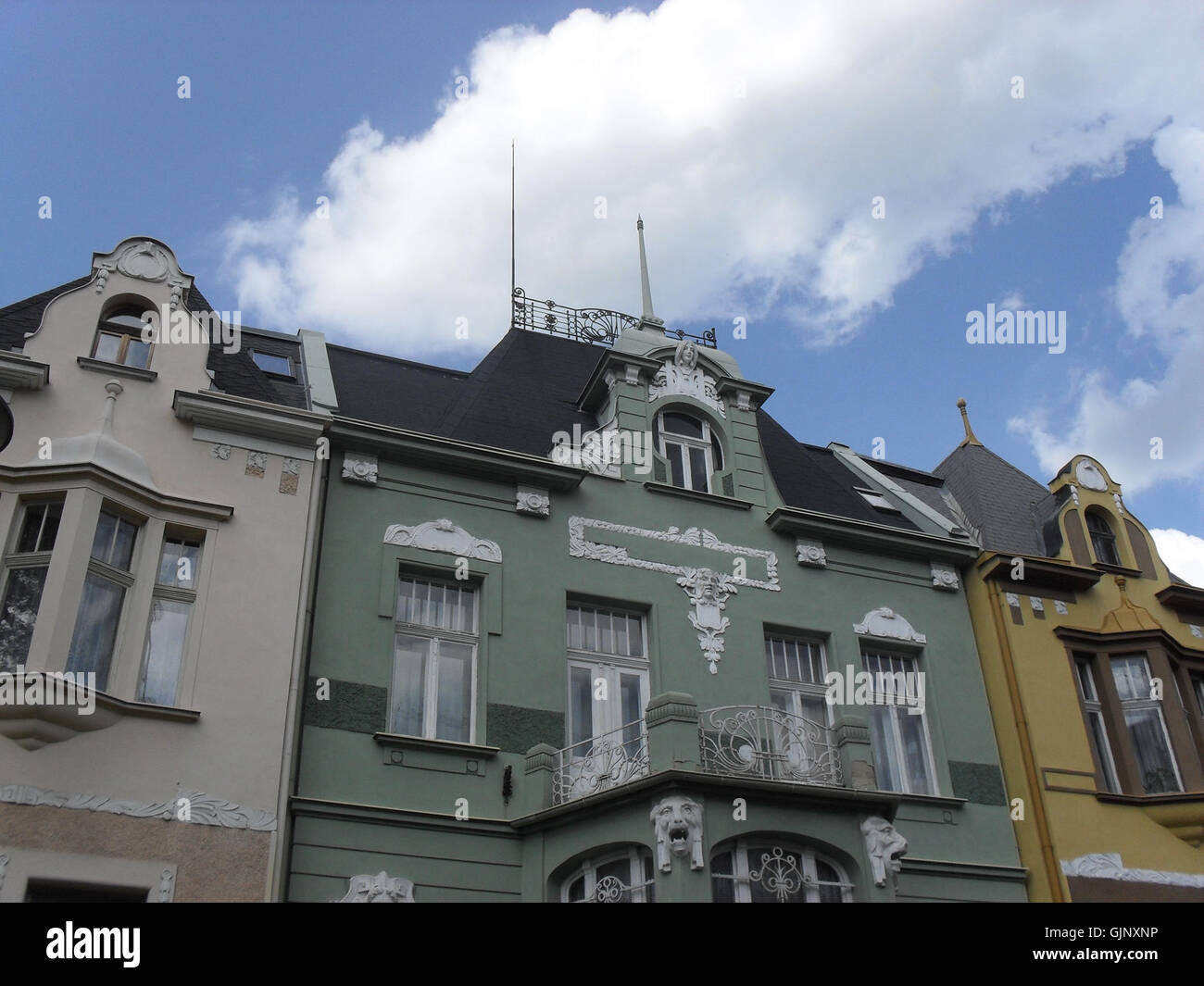 This reference pertains to Vila TrojdC5AFm, a notable building in ...