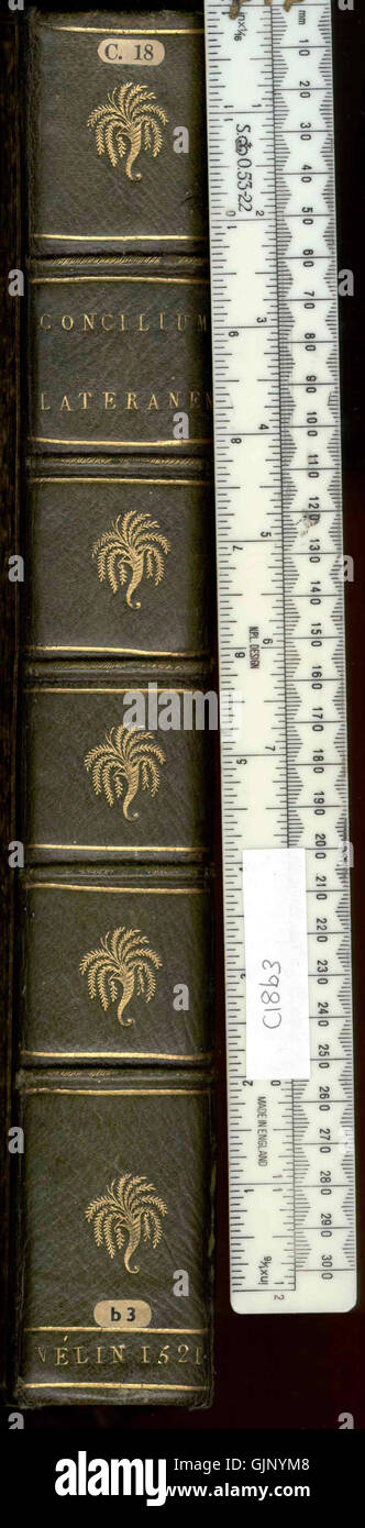 This document refers to the Lateran Council of the early 16th century ...