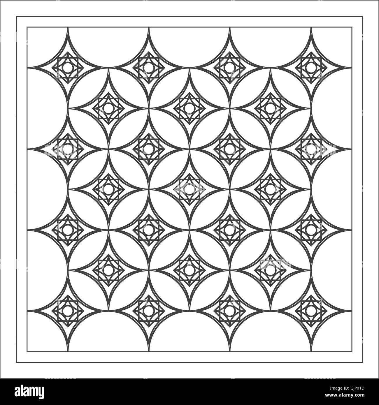 geometrical circular pattern background Stock Vector Image & Art - Alamy