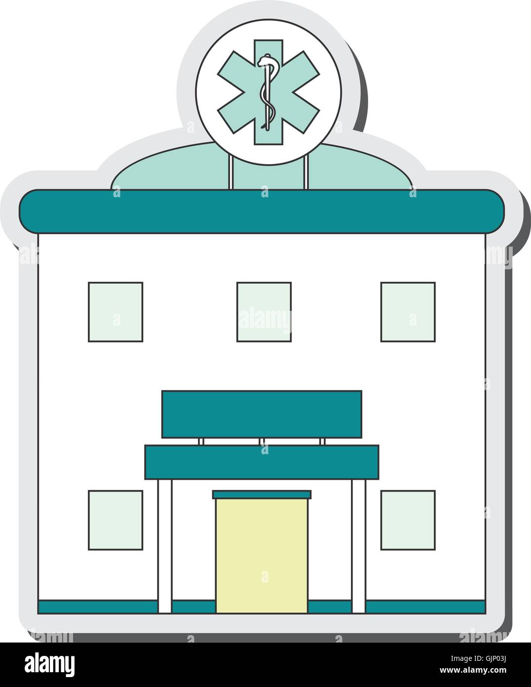 hospital building icon Stock Vector Image & Art - Alamy