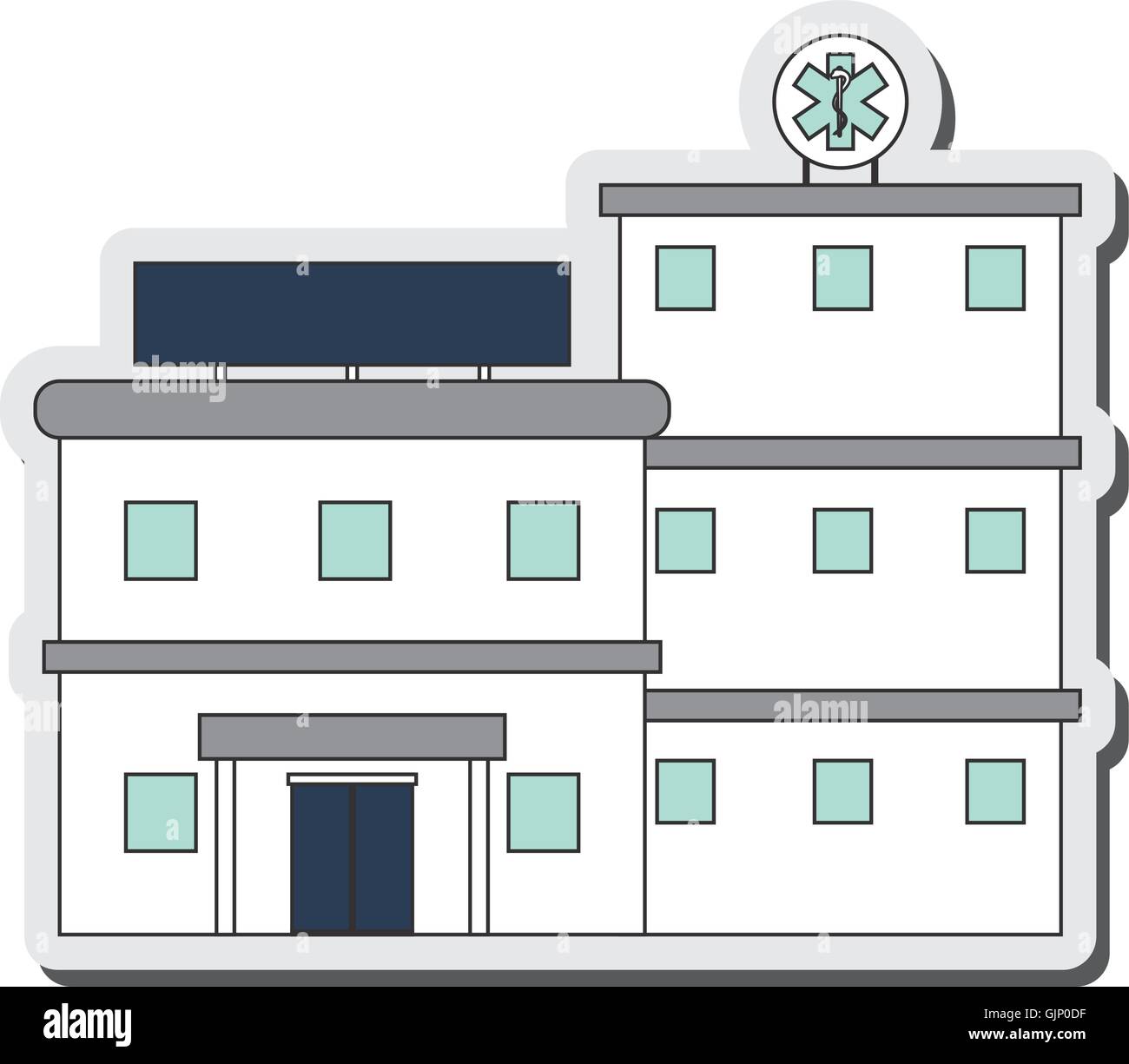 hospital building icon Stock Vector Image & Art - Alamy