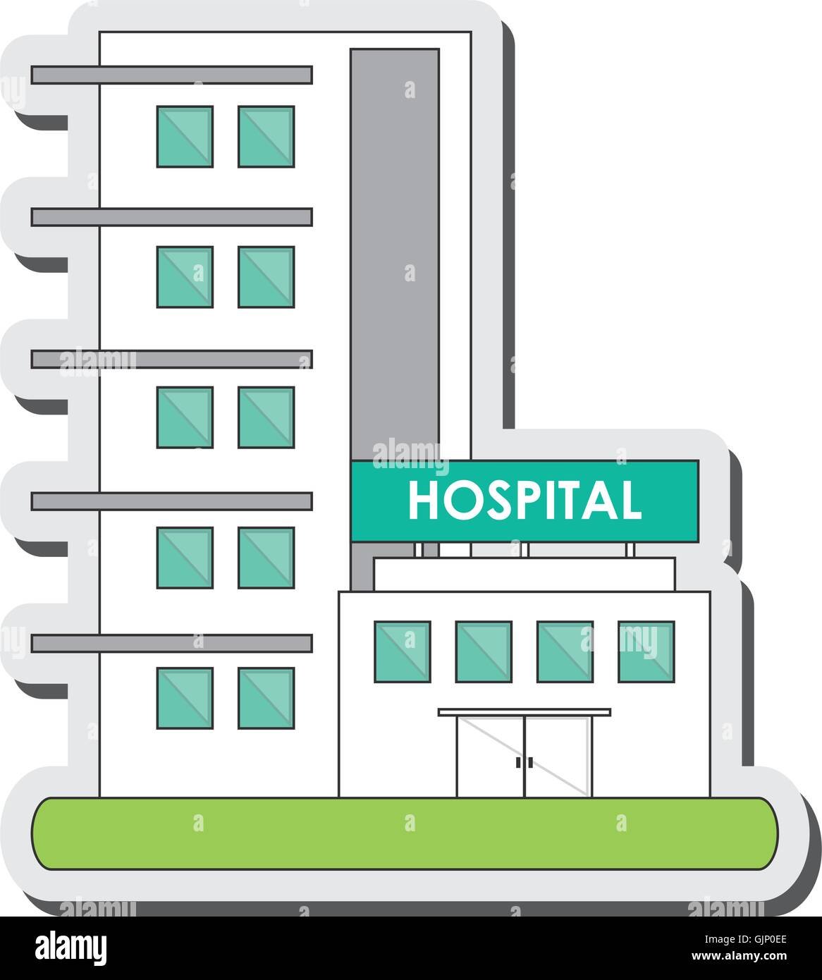 hospital building icon Stock Vector Image & Art - Alamy