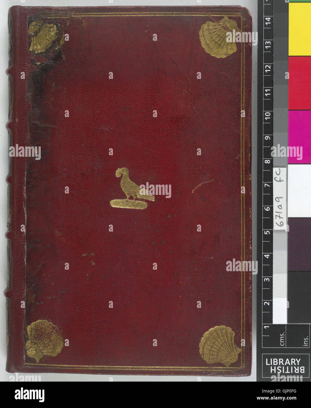 The upper cover of the item, labeled '671a9', likely refers to a ...