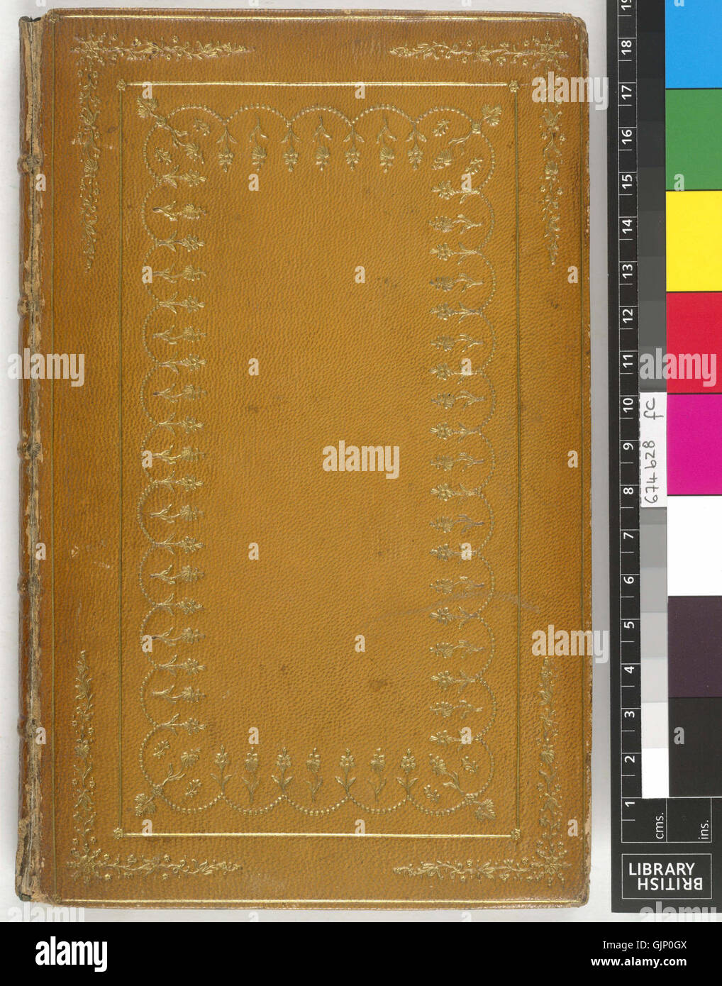 A reference to the upper cover of a manuscript or book identified by ...
