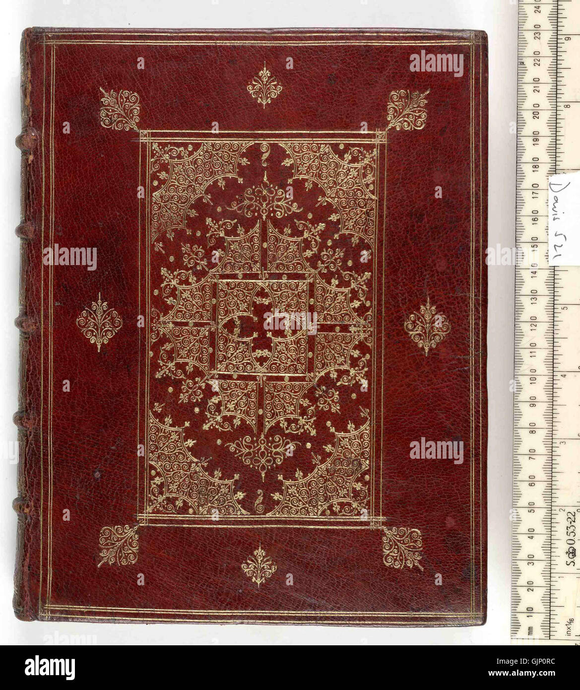 This reference indicates the upper cover of a manuscript or document ...