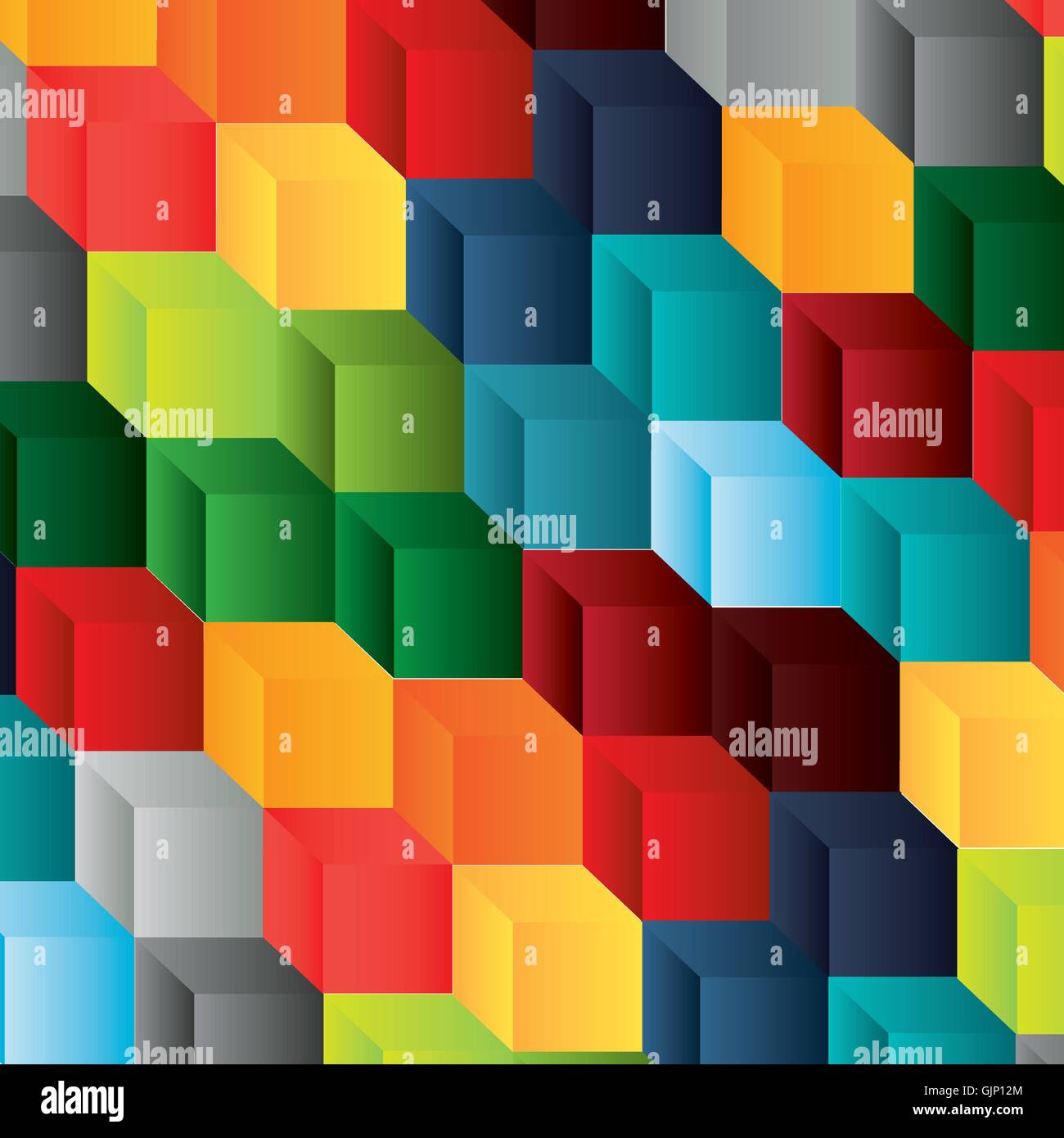 abstract cube pattern background design Stock Vector Image & Art - Alamy