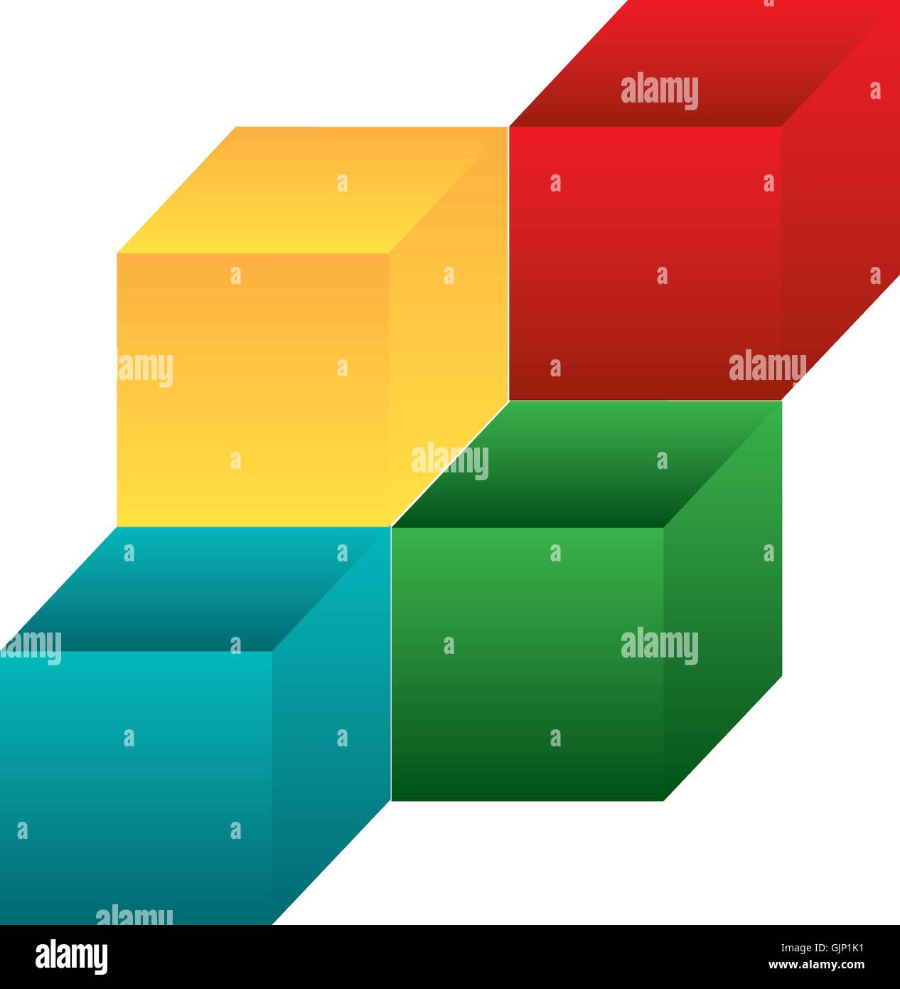 3d cubes icon Stock Vector Image & Art - Alamy