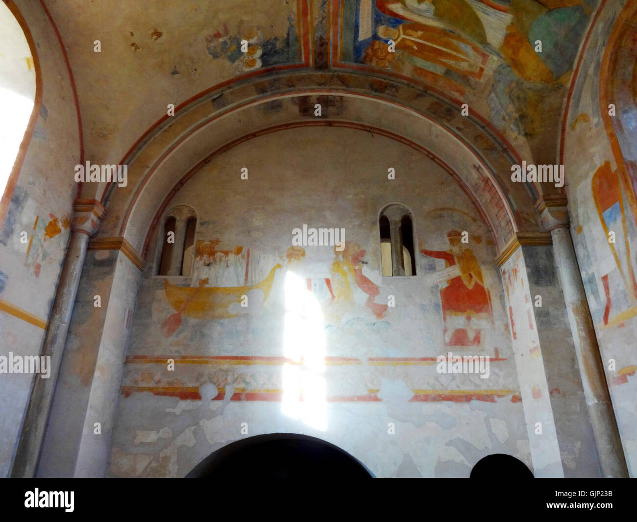 This image features frescoes from the Sigwardskirche, a church known ...
