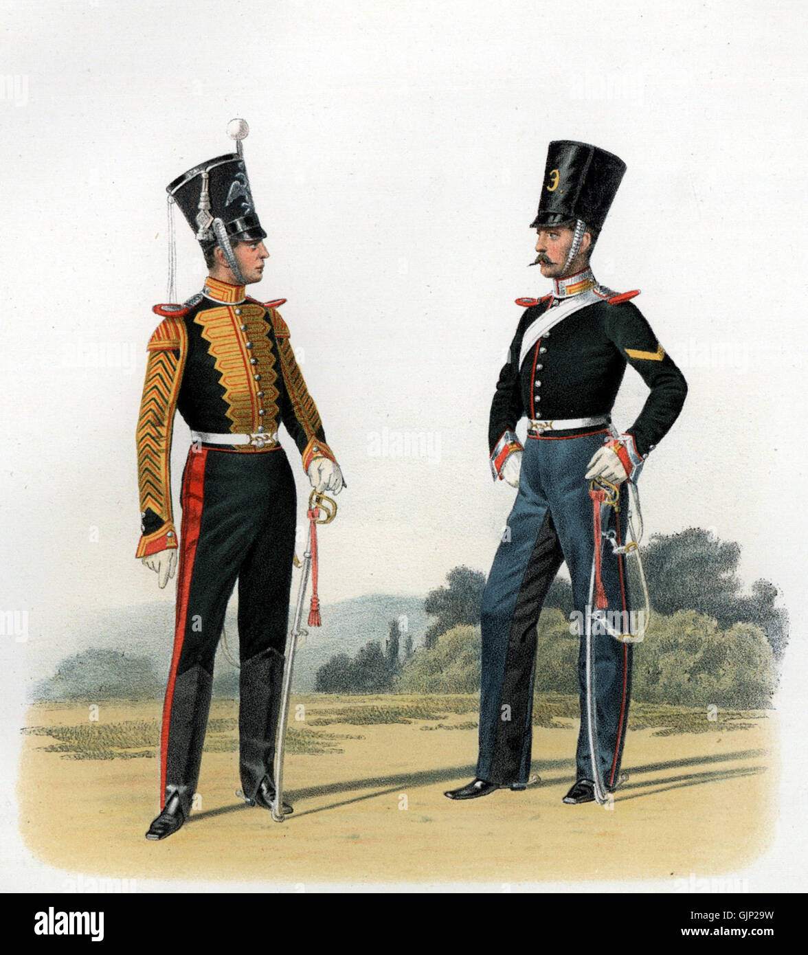 This is an image of the Life Guards Horse Jager Regiment, an elite ...