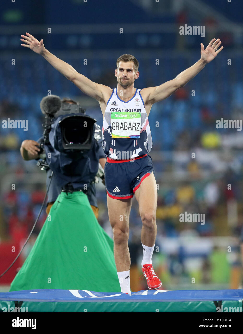 Great Britain's Robert Grabarz competes in the Men's High Jump Final at ...