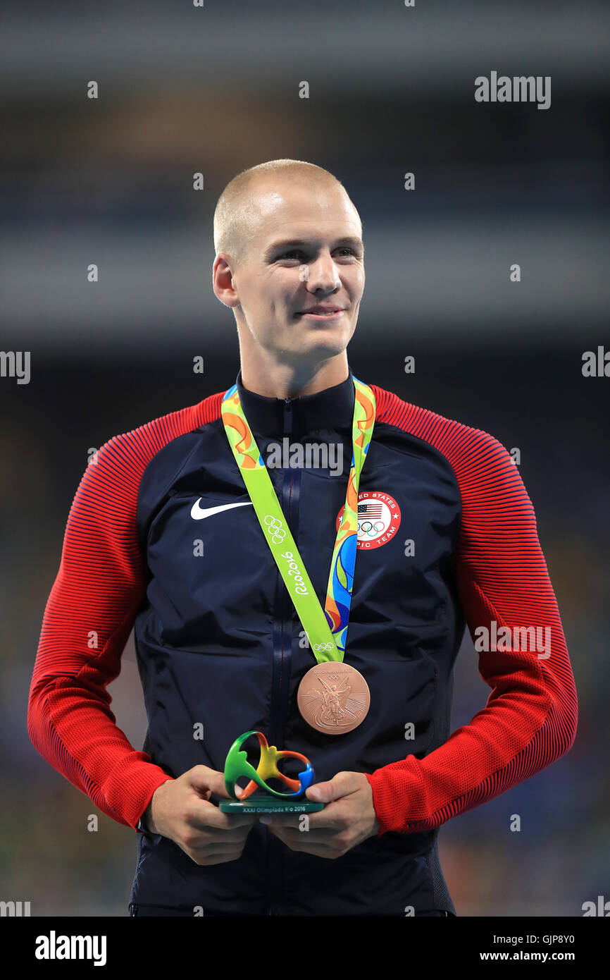 Usas sam kendricks on podium hi-res stock photography and images - Alamy